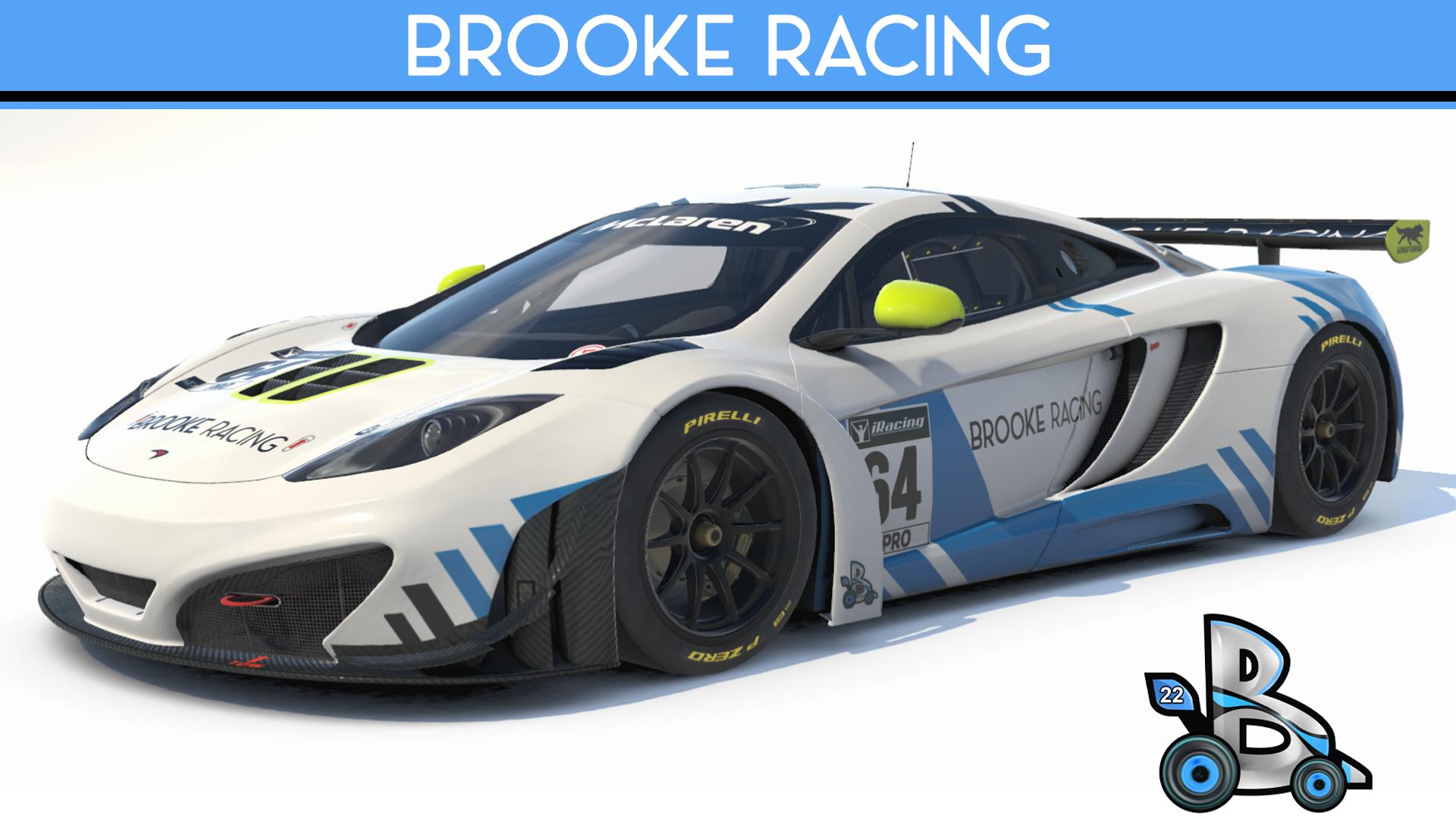 McLaren MP4 12C Brooke Racing by Lucas da Costa - Trading Paints