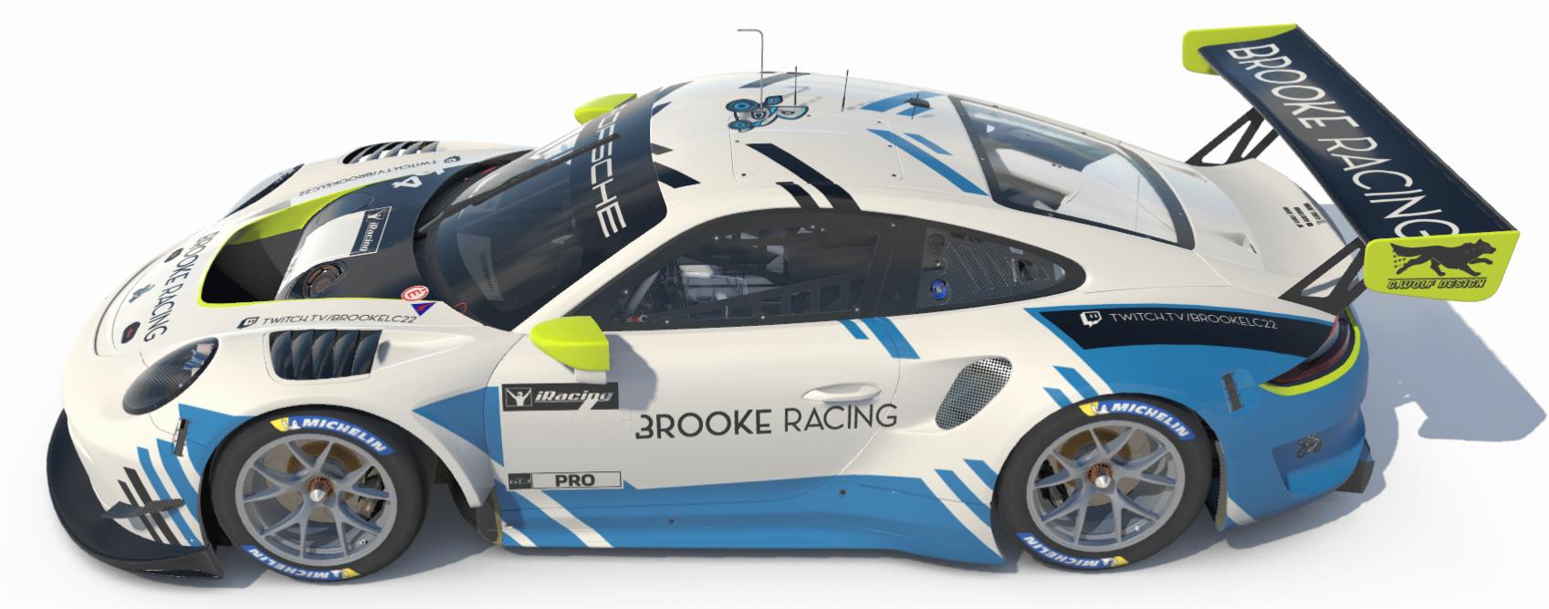 Porsche 911 GT3 R Brooke Racing by Lucas da Costa - Trading Paints