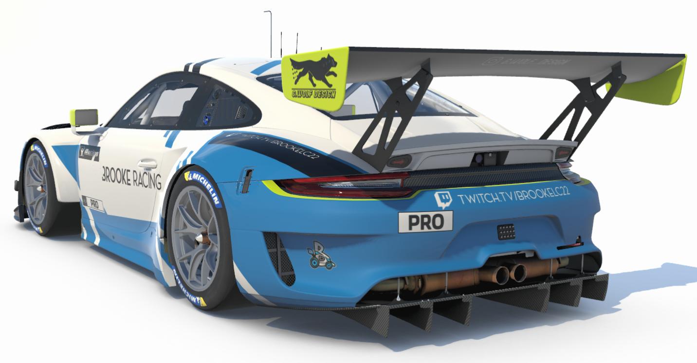 Porsche 911 GT3 R Brooke Racing by Lucas da Costa - Trading Paints