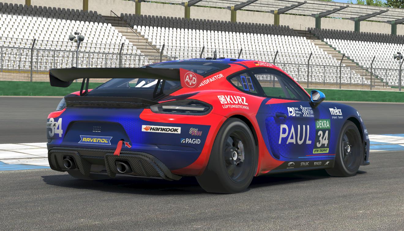 Porsche 718 GT4 KÜS Team Bernhard DTM trophy 2022 by Hugo Hebert ...