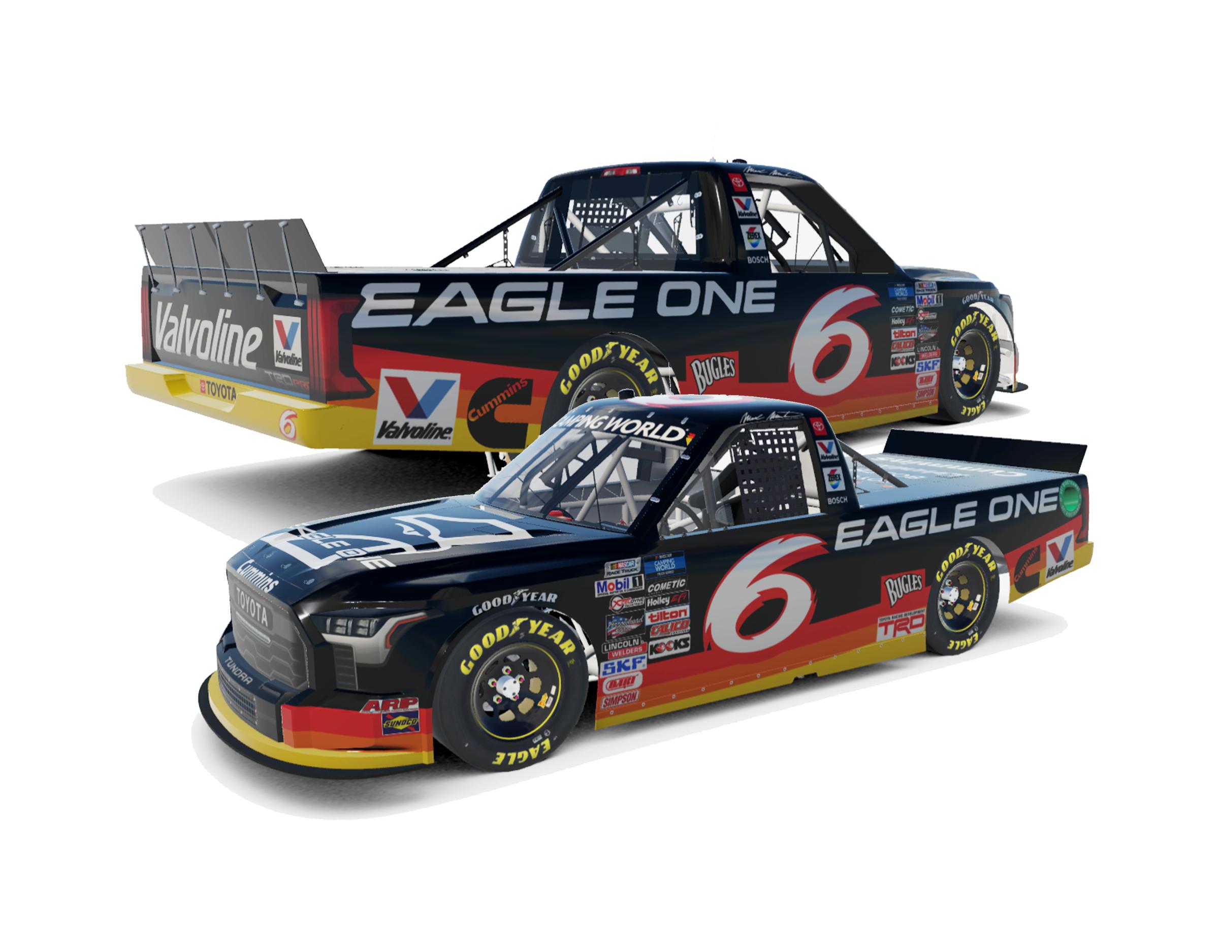 Mark Martin Eagle One Toyota Tundra - Custom Number 6 w/ Spec Map by ...