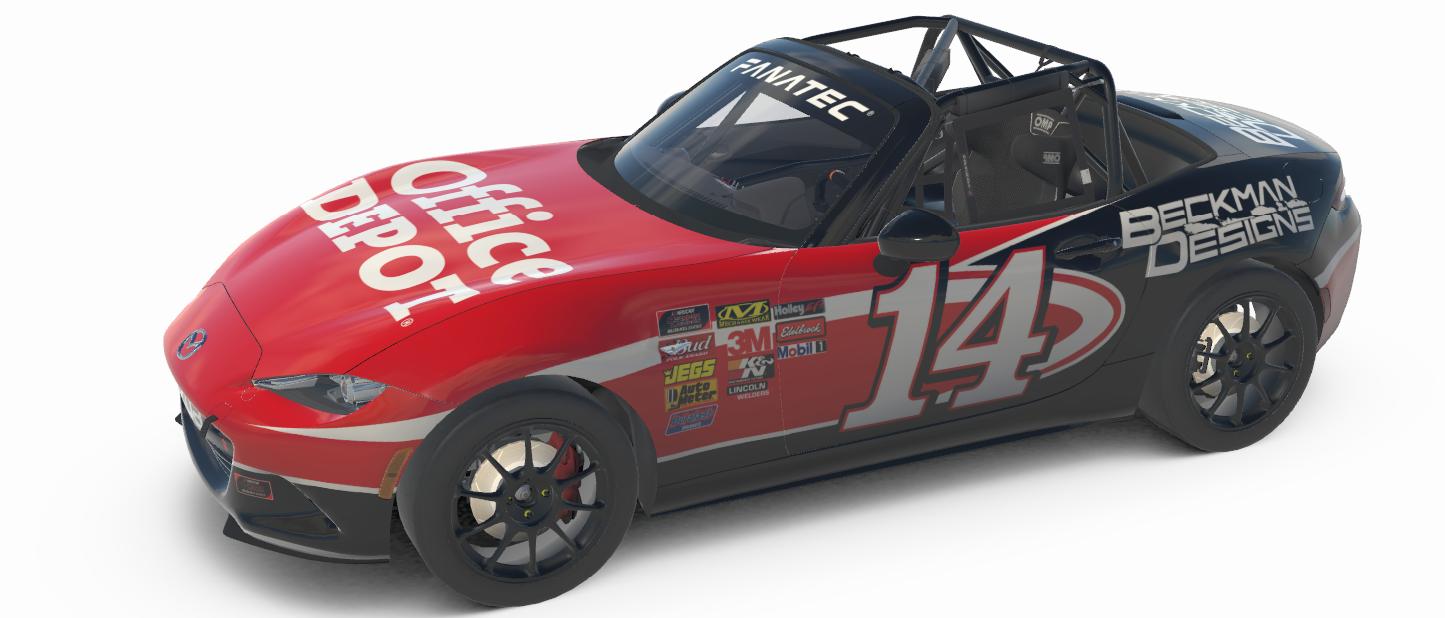 Tony Stewart Office Depot 2011 Throwback MX-5 by Jason Beckman ...