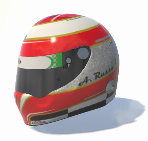 Antonio Russo Helmet by Pieter Cuypers - Trading Paints