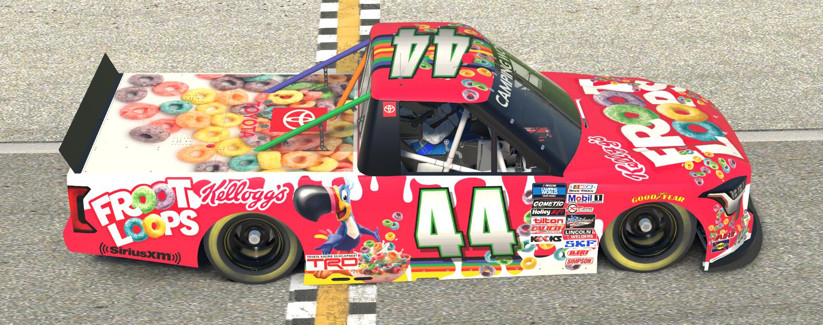 Toyota Tundra Truck 2022 Kelloggs Froot Loops Cereal by Brian J Oshenska - Trading Paints