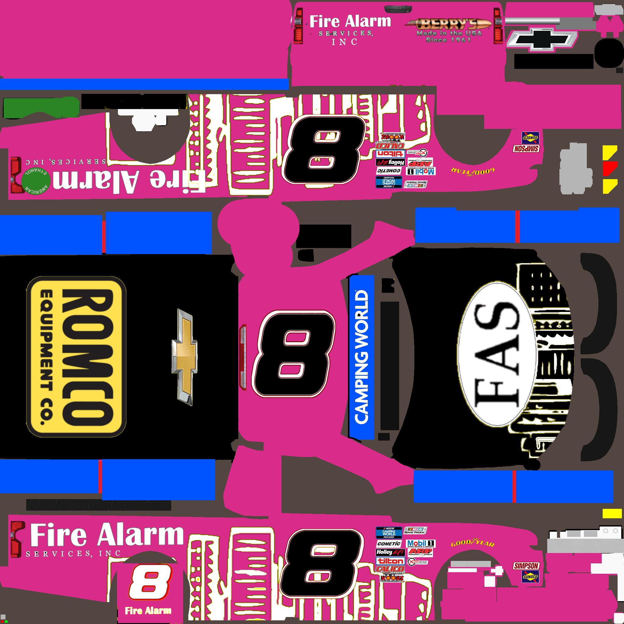 JHN FAS Fire Alarm 2017 Pink by Sean Rowe - Trading Paints