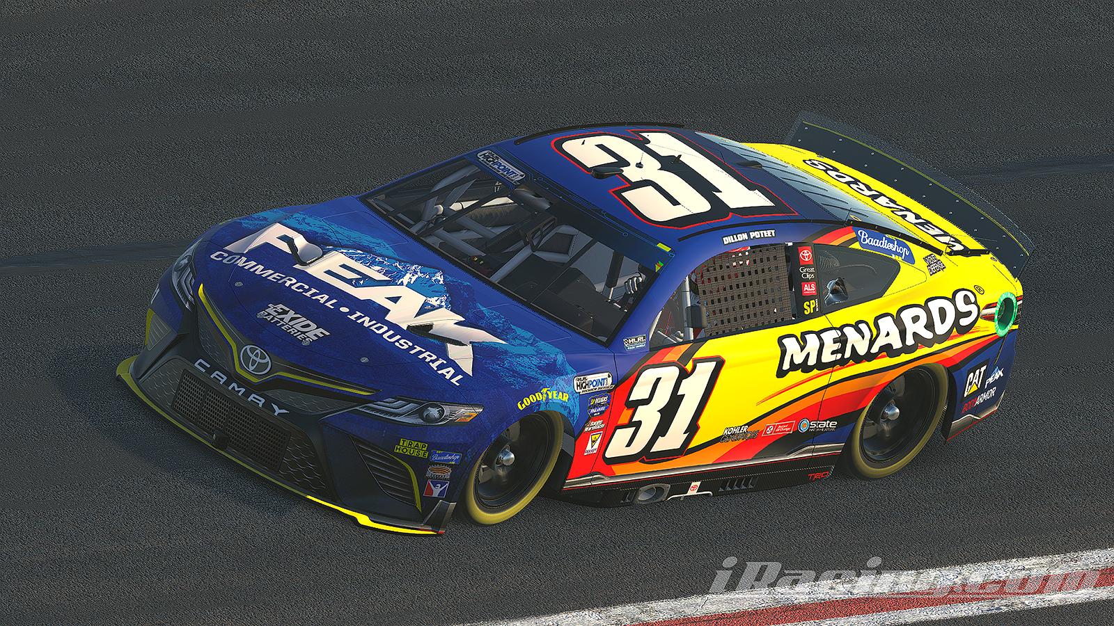 Dillon Poteet - Peak / Menards *Win Sticker* by Dylan J. Baadte ...
