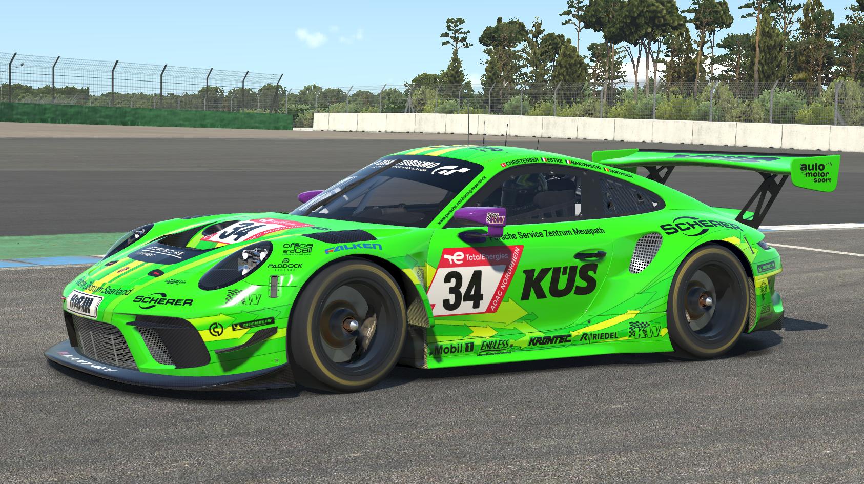 Porsche 911R GT3 Manthey Racing 2022 Nurburgring 24h grello green by ...