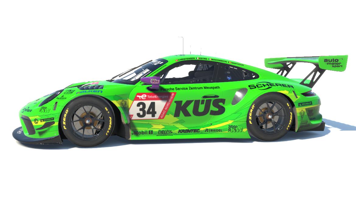 Porsche 911R GT3 Manthey Racing 2022 Nurburgring 24h grello green by ...