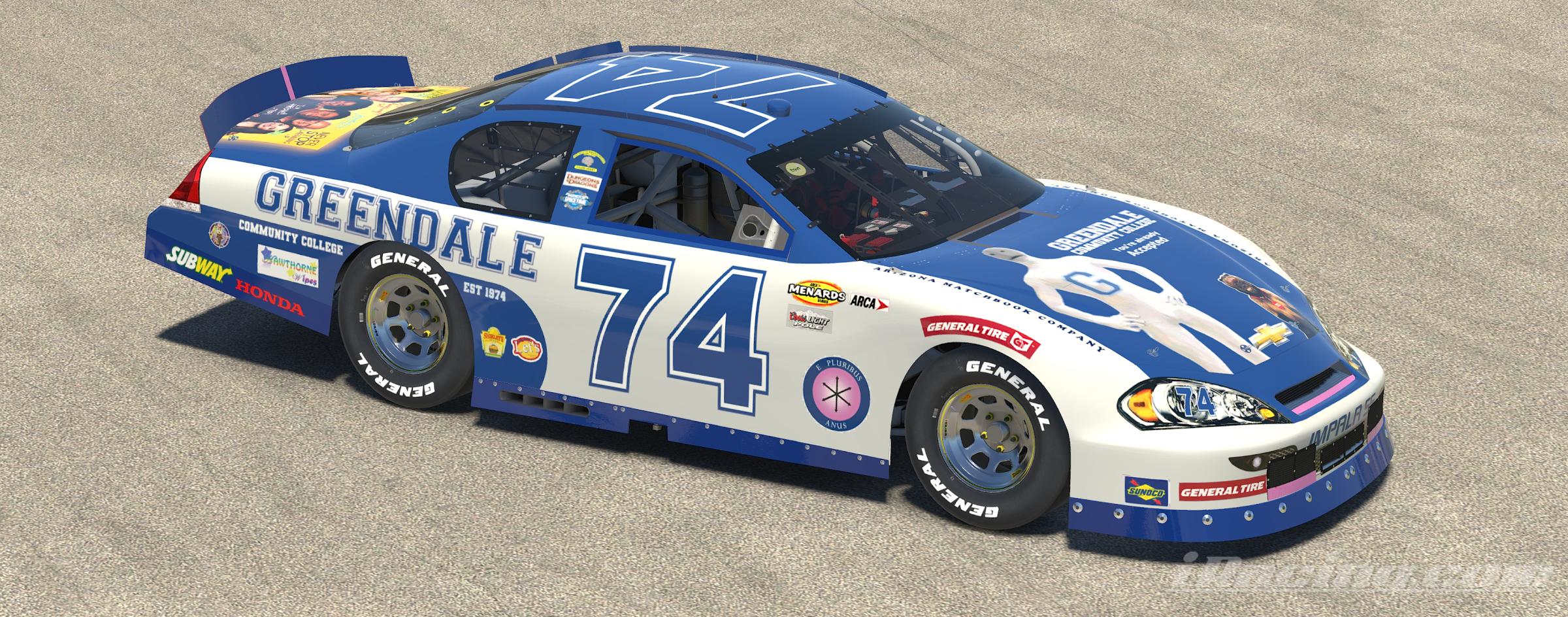 Greendale Community College - ARCA / Gen 4 by John Rubino - Trading Paints