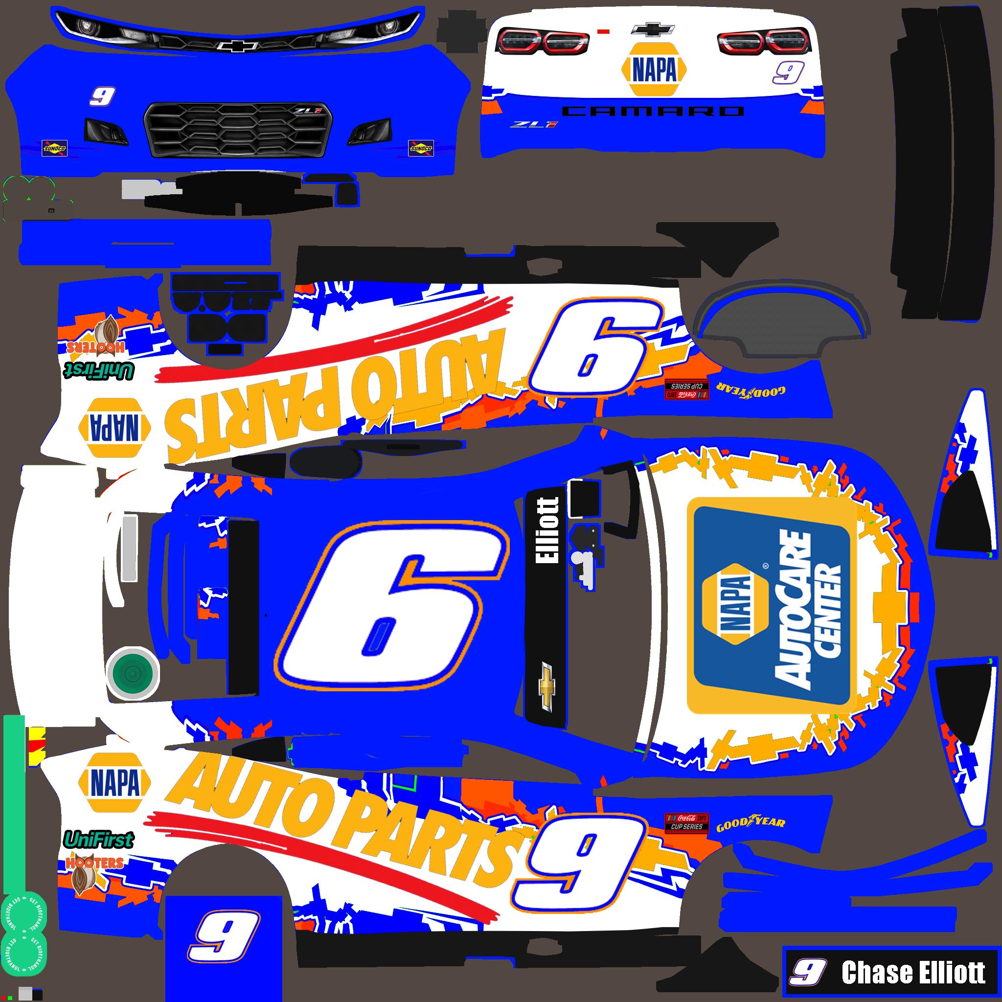 Chase Elliott 9 RS by Kody Huddleston - Trading Paints