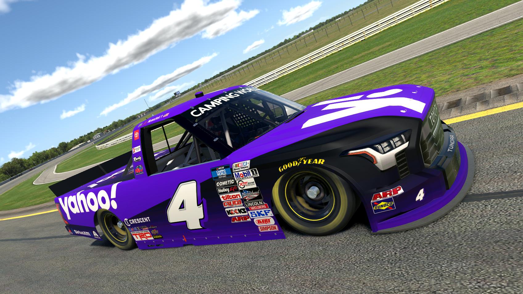 [BLANK] - #4 John Hunter Nemechek Yahoo! Tundra TRD Pro by Jordan Clarke - Trading Paints