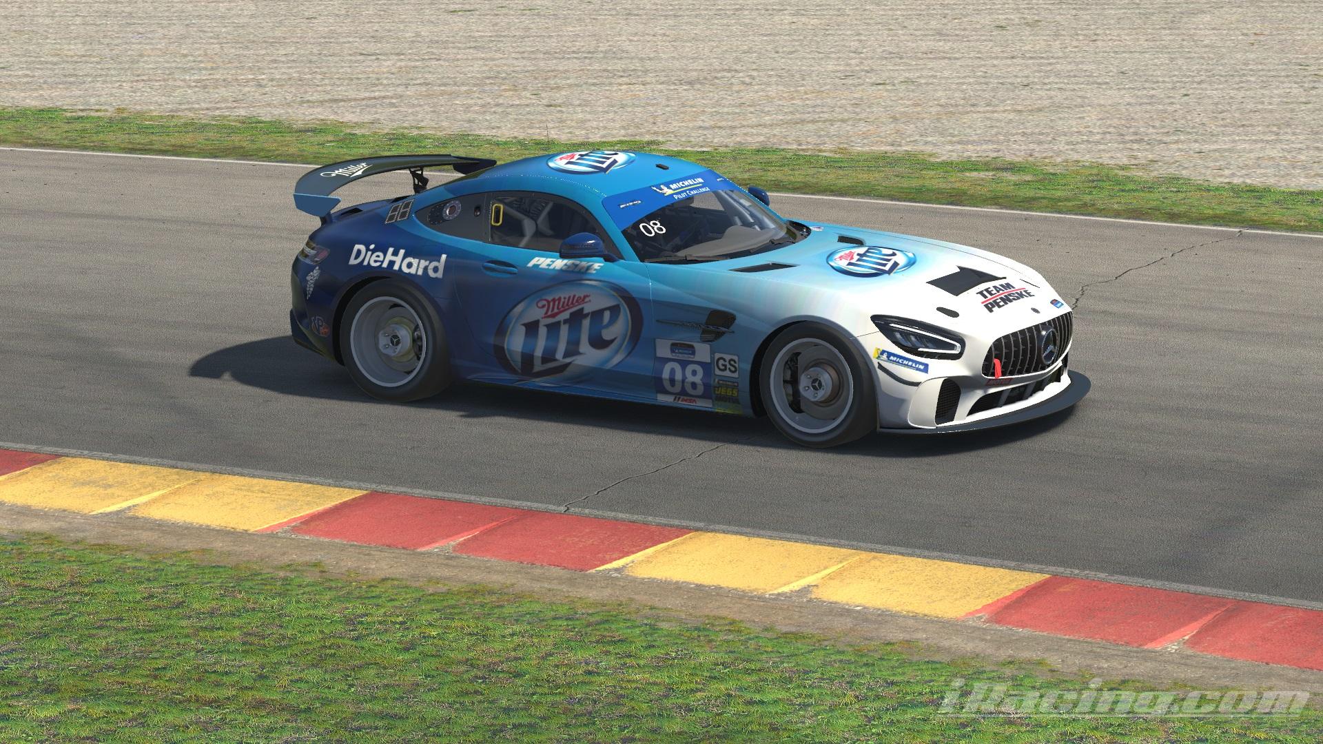 Miller Lite - Penske AMG GT4 by Gonzalo C. - Trading Paints