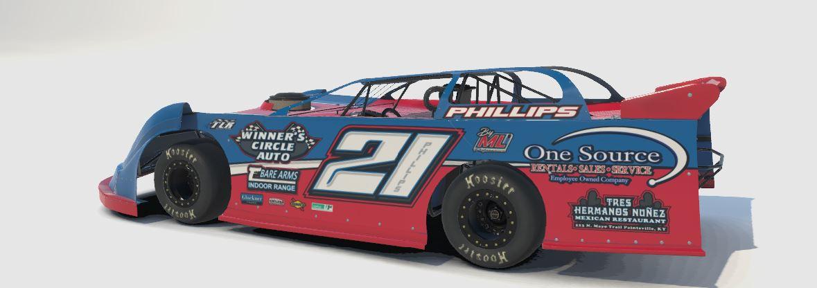 Kirk Phillips 2022 Late Model by Brandon Bolton - Trading Paints