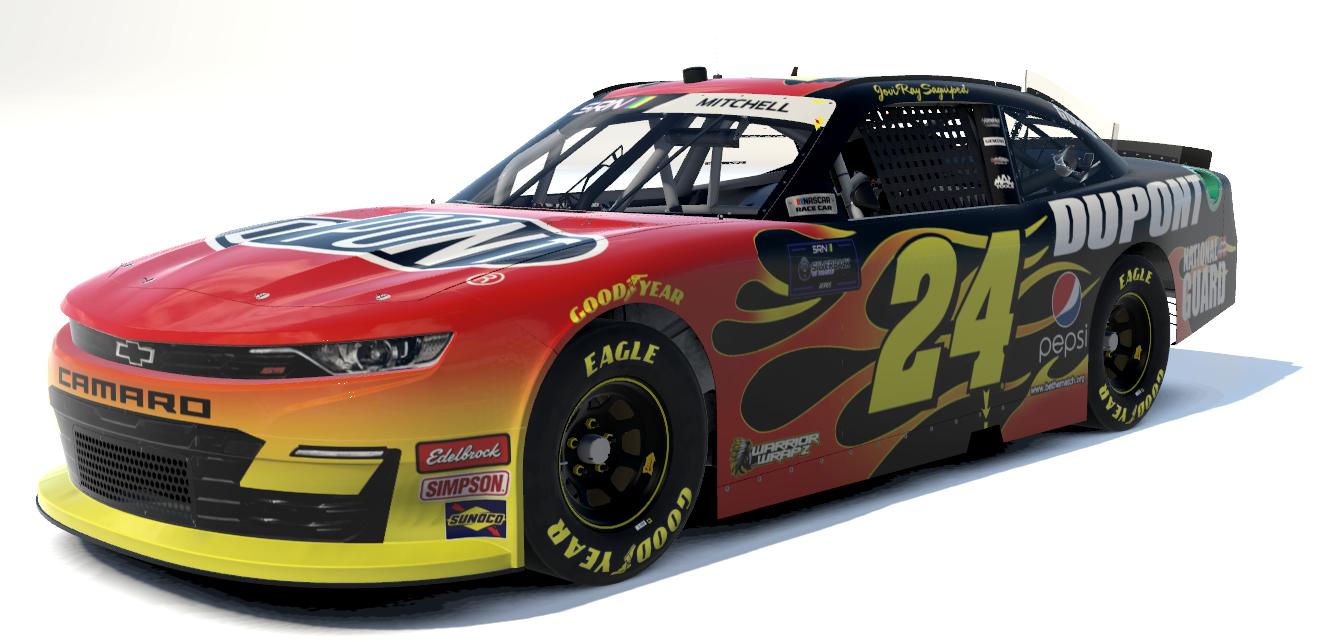 Jovi Ray Saguiped #24 - NASCAR XFINITY Chevrolet Camaro - Jeff Gordon ...