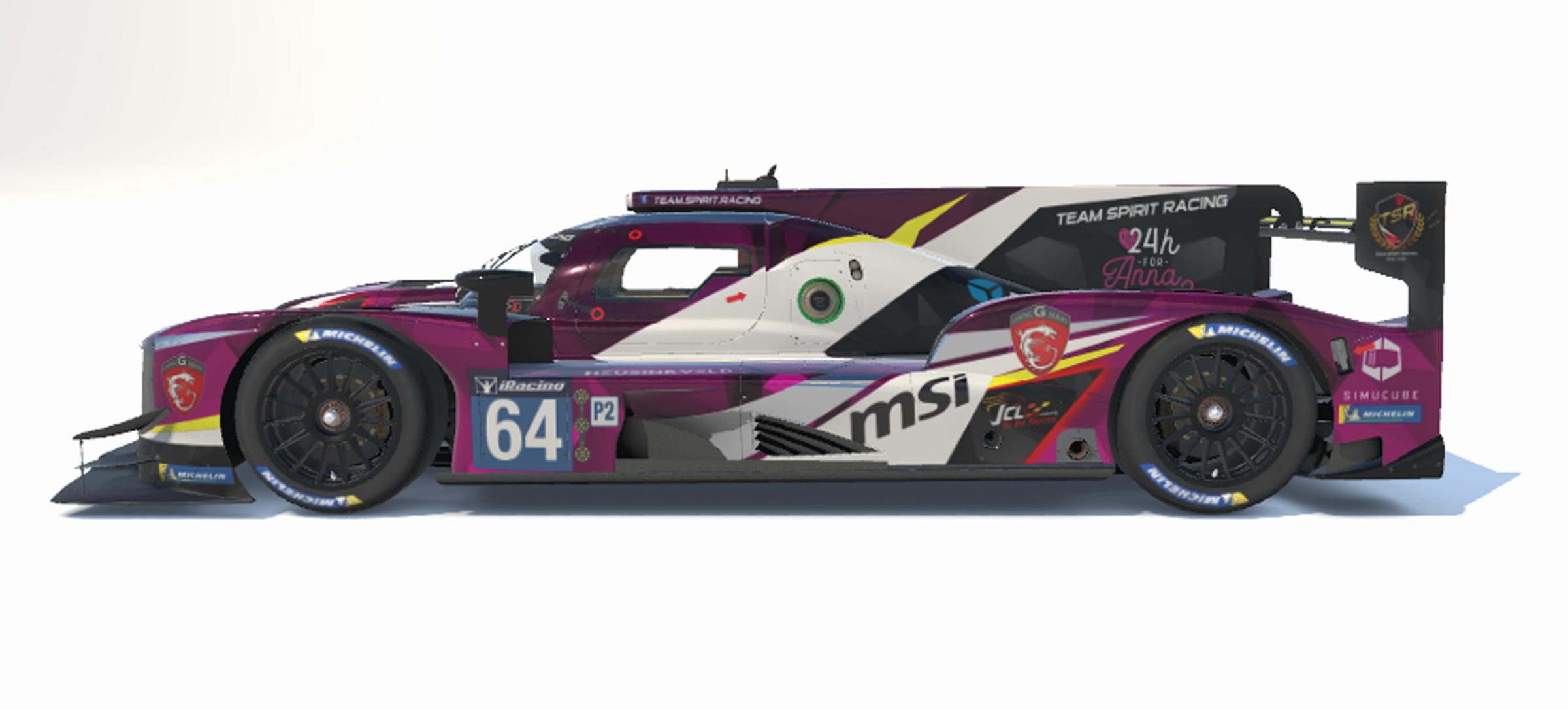 DALLARA P217 TSR 24H FOR ANNA 2022 by Anthony Jans - Trading Paints