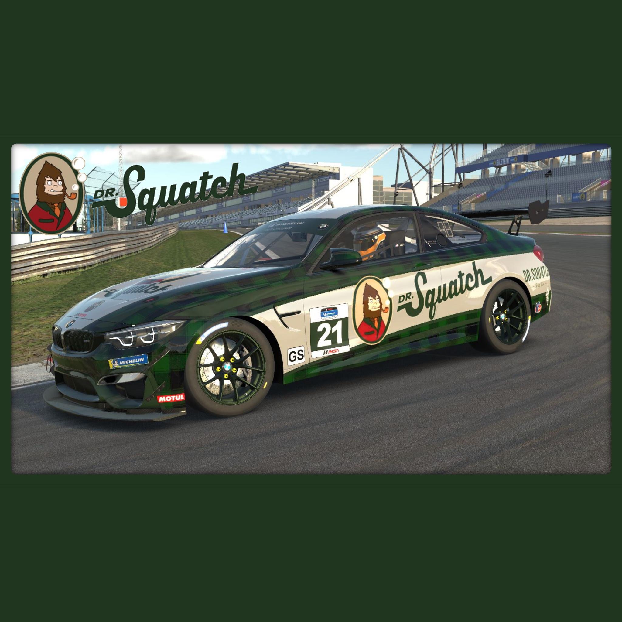 Dr. Squatch: BMW M4 GT4 by JW Salyers - Trading Paints