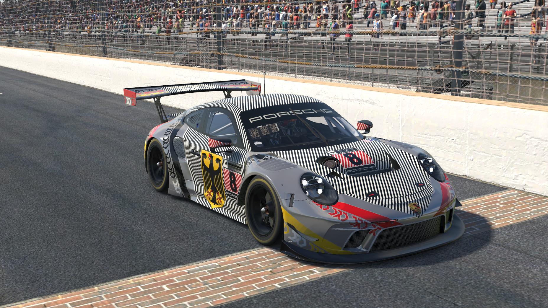 DRD Porsche 911 GT3 R - German Tribute by Perry Duncan - Trading Paints