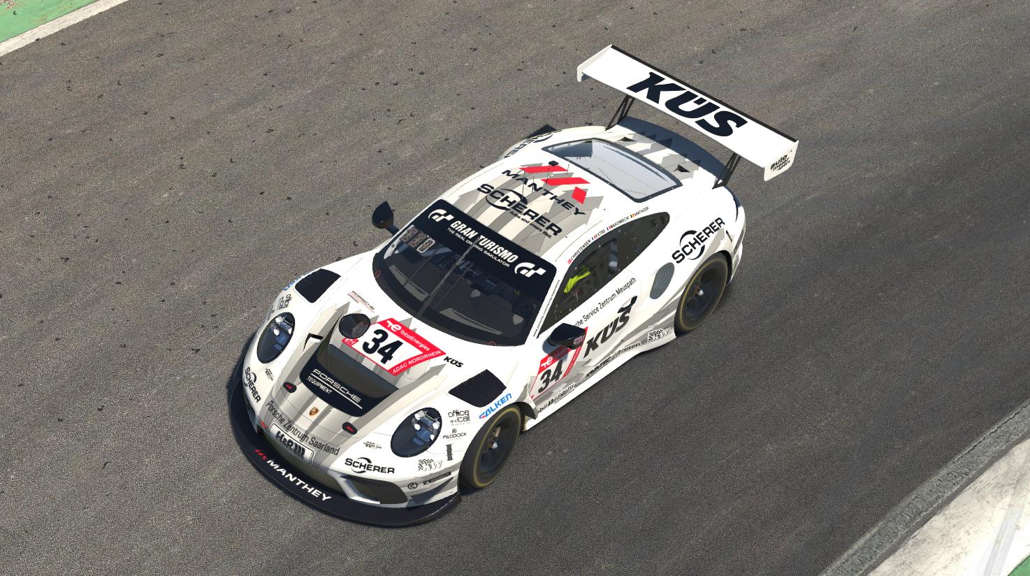 Porsche 911R GT3 Manthey Racing 2022 Nurburgring 24h grello white by ...