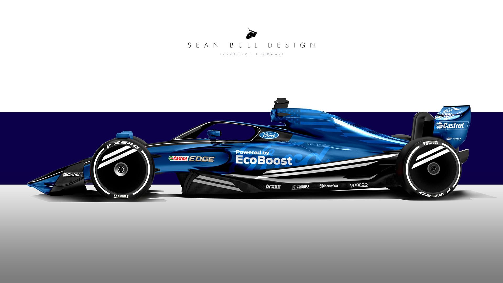 Ford F1-21 concept iR04 by Alex Schmurtz - Trading Paints