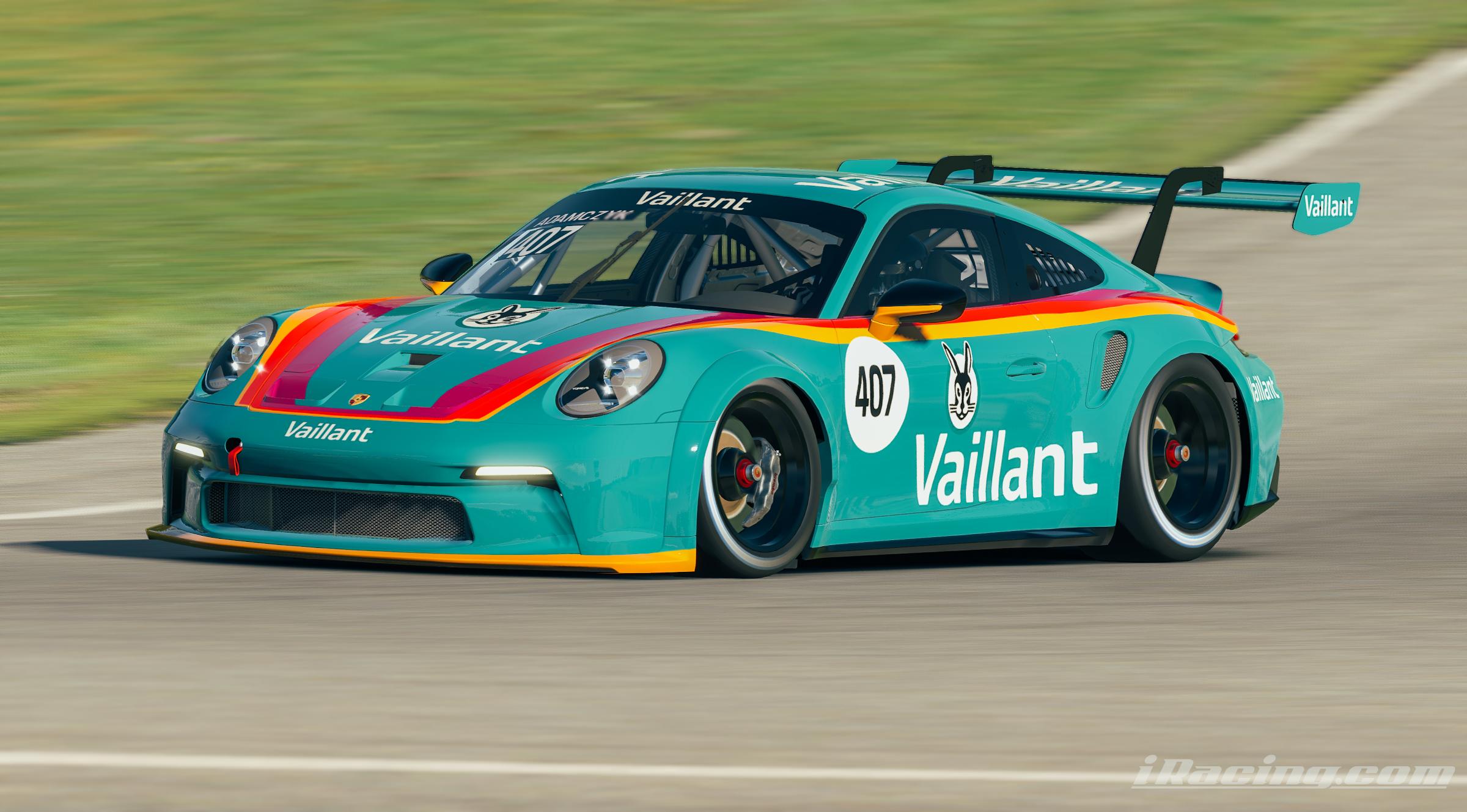 Vaillant Kremer Racing Tribute Porsche 992 GT3 Cup Car by Patryk ...