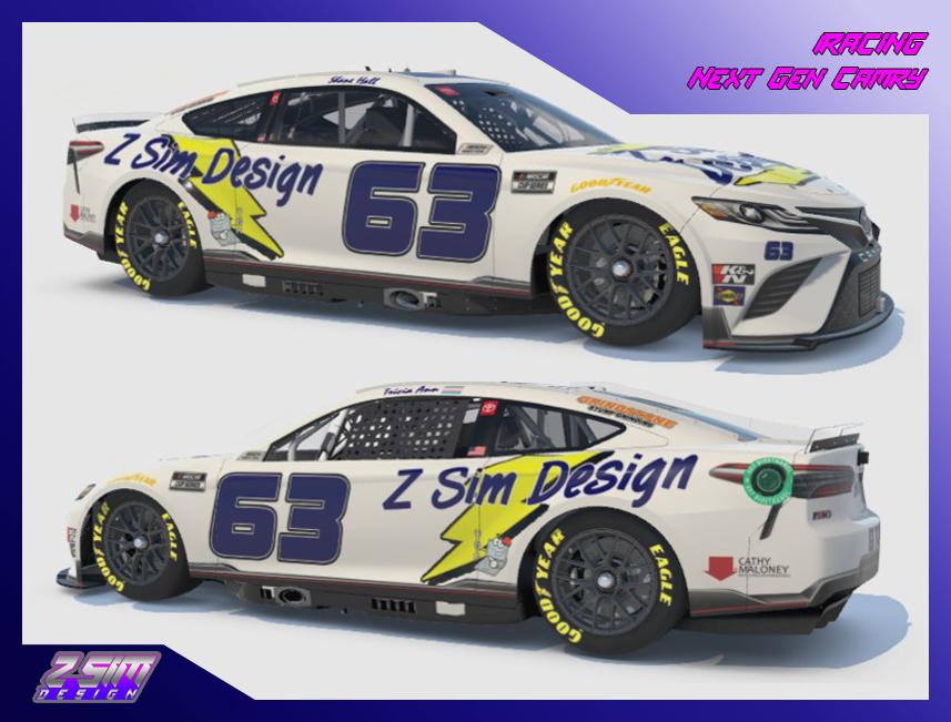 #63 Z Sim Design-Shane Hall Throwback Next Gen Camry by Zachary S ...