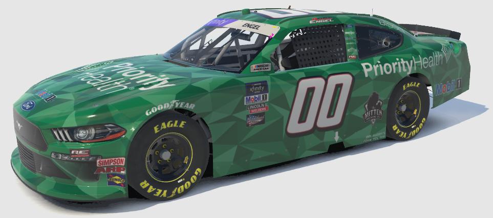 Priority Health Xfinity Ford Mustang by Rich Engel - Trading Paints
