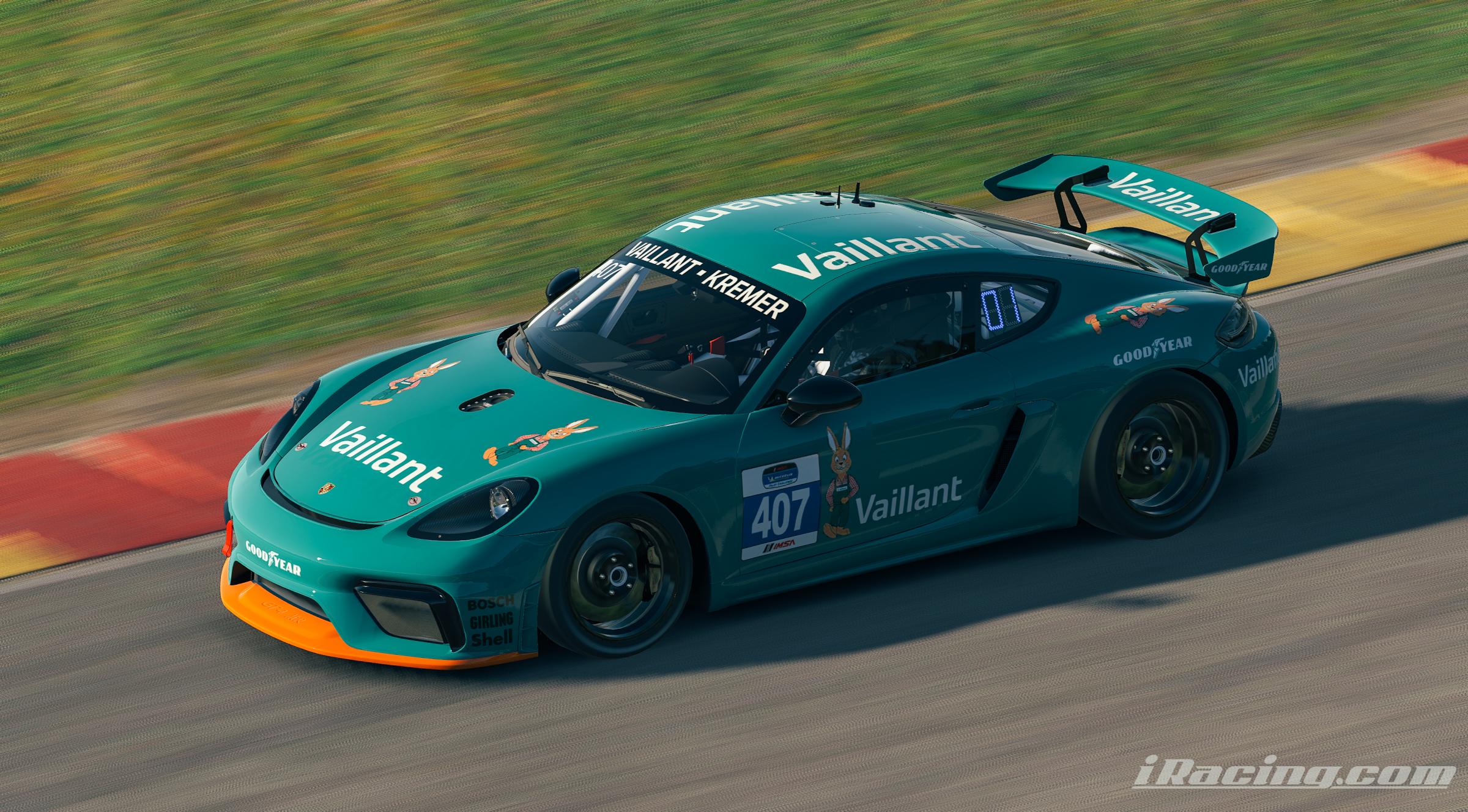 Vaillant Kremer Racing 1978 Bob Wollek DRM Tribute Porsche 718 GT4 ...