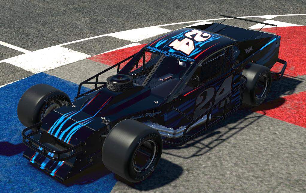 #24 Todd Patnode Monaco Modified (Custom Number) by David K. - Trading ...