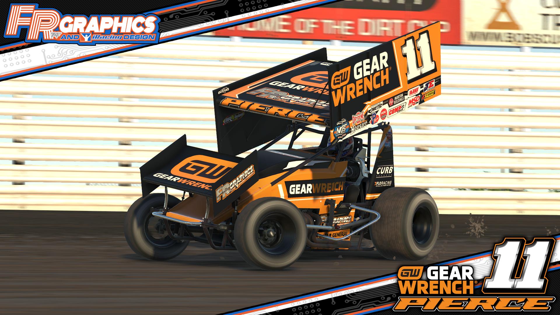 Shawn Pierce 2022 Gearwrench Dirt Sprintcar by Jason Furqueron ...