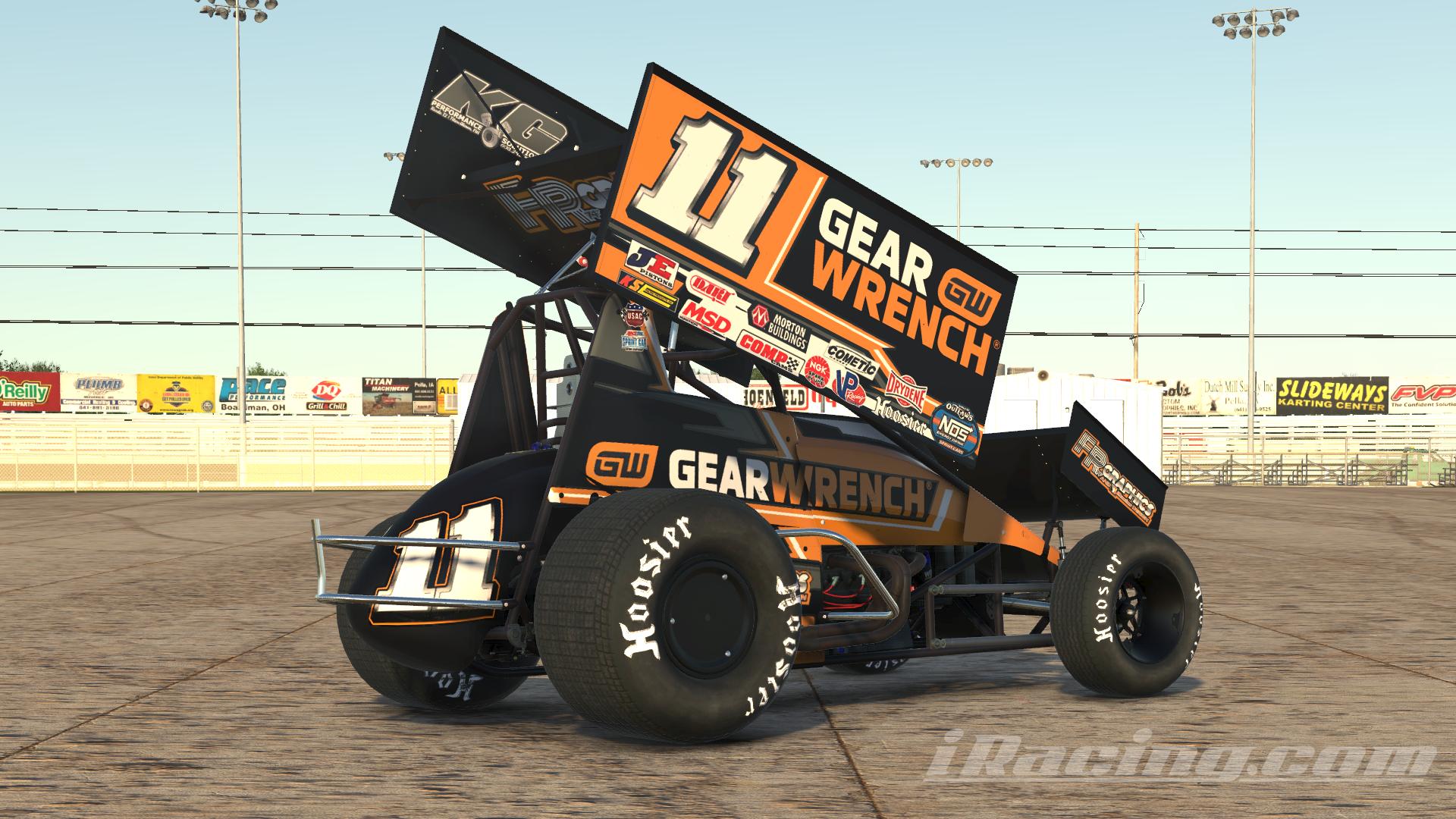 Shawn Pierce 2022 Gearwrench Dirt Sprintcar by Jason Furqueron ...