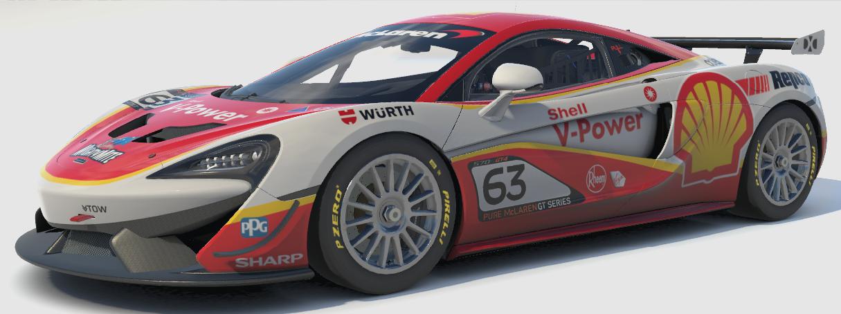 Shell - McLaren by John Rubino - Trading Paints