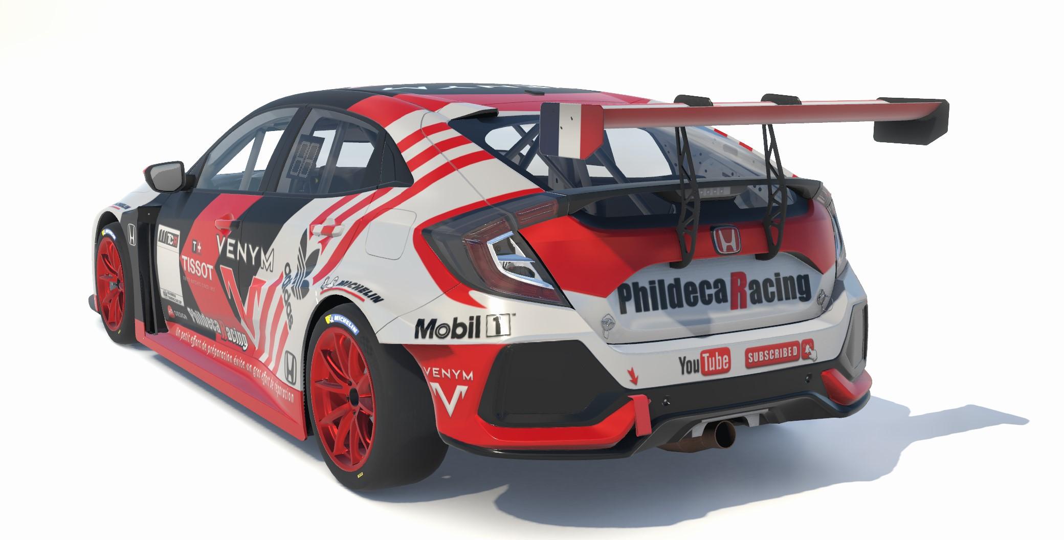 PHILDECARACING Team HONDA CIVIC TYPE R by Phil Decar - Trading Paints