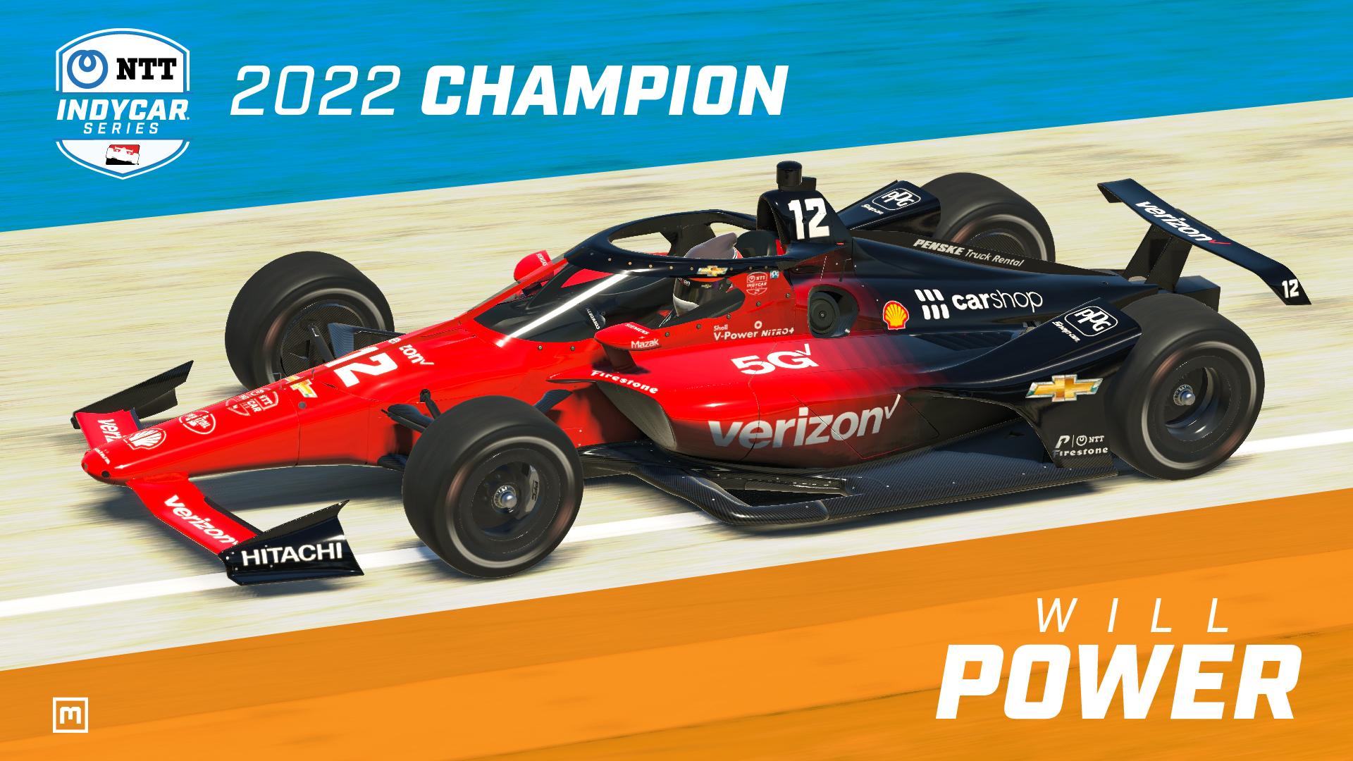 Will Power 2022 Verizon Indycar by Michael Mueller6 - Trading Paints