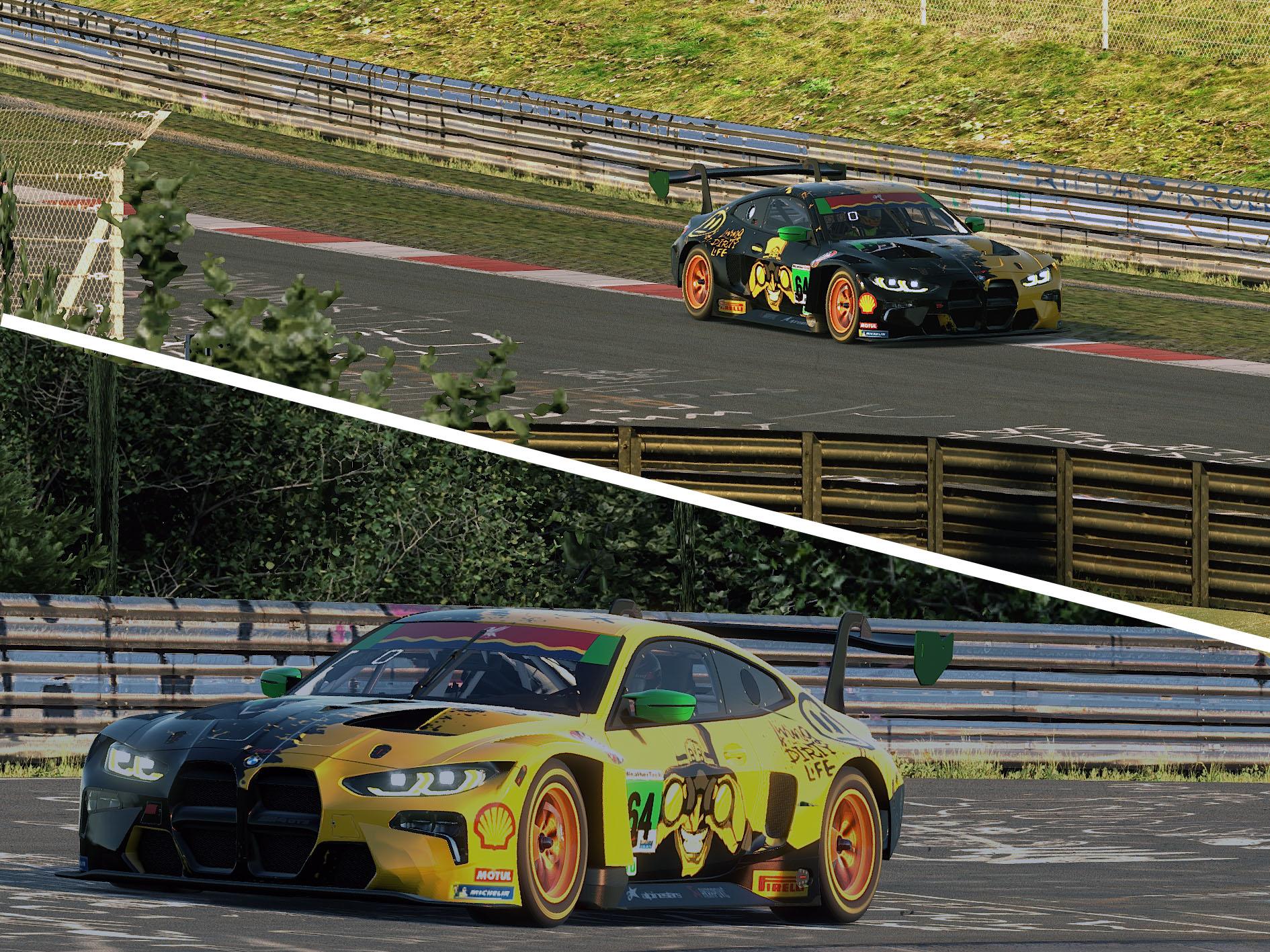 BMW M4 GT3 E4A Yellow Graphiti - IMSA Decal by Christopher Newby ...