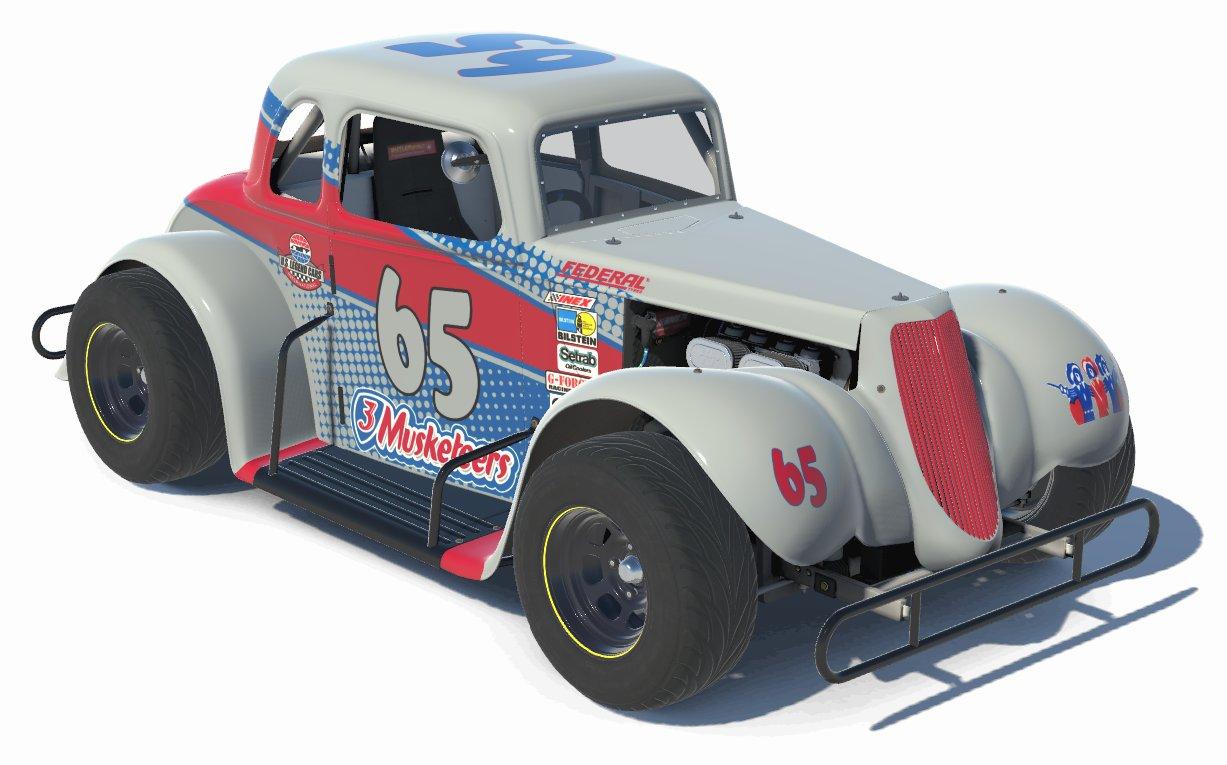 65 3 Musketeers Legends Ford34c by Steve Staser - Trading Paints