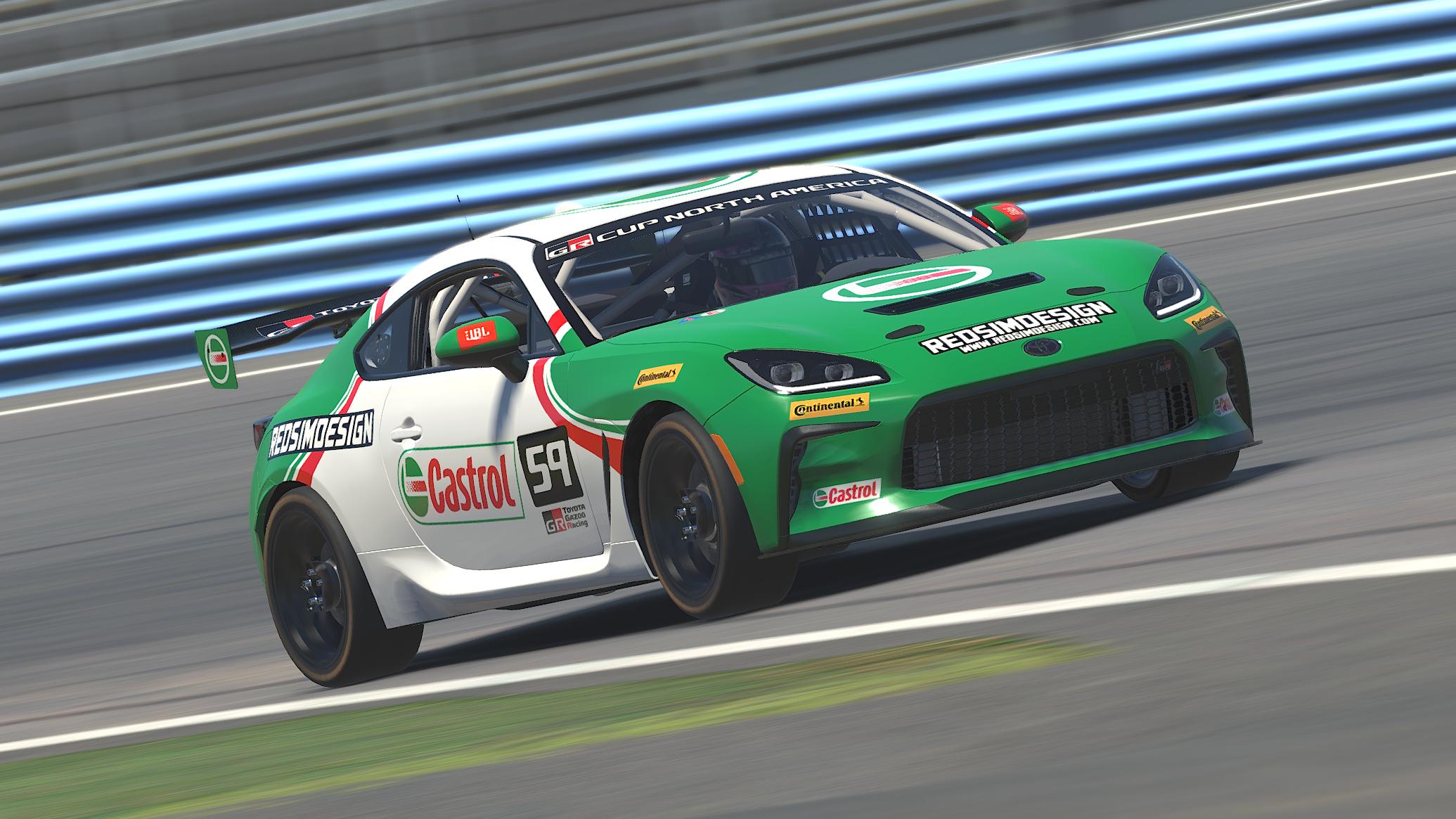 Castrol Toyota GR86 Cup by Blaine Sparling - Trading Paints