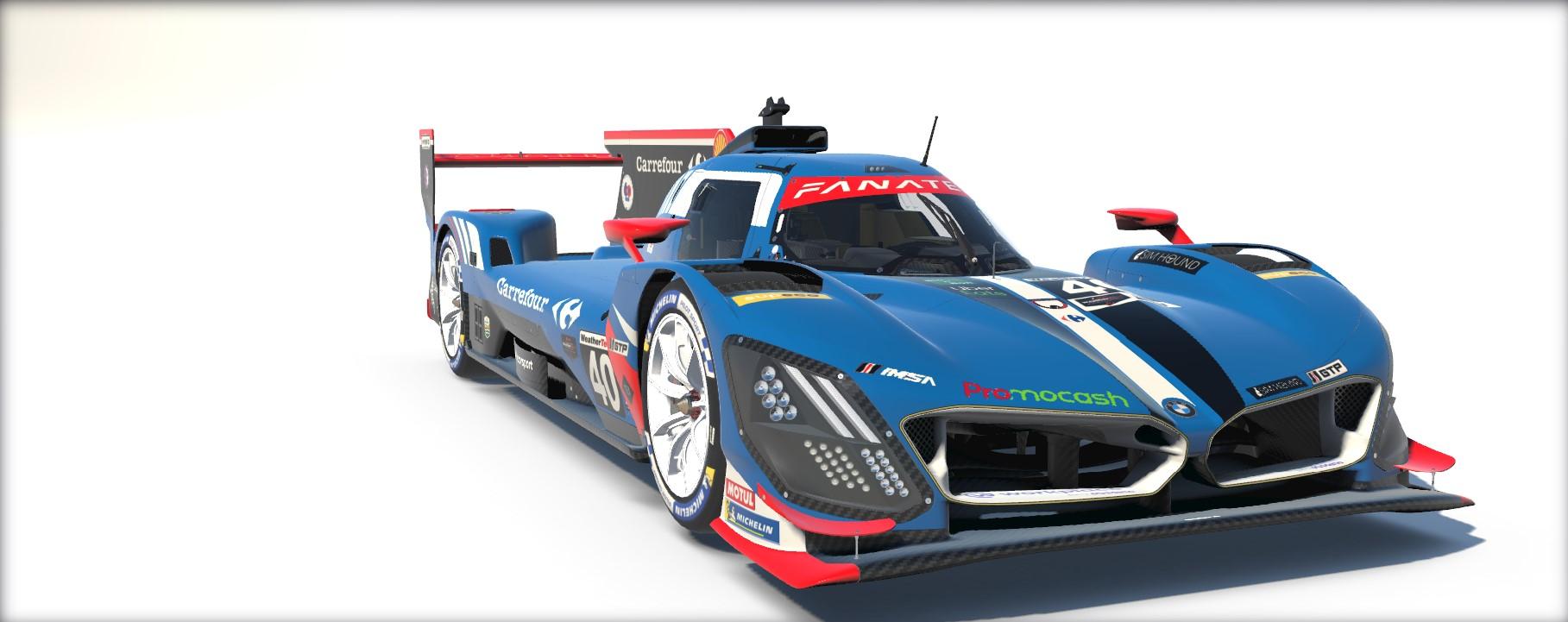 BMW M Hybrid V8 LMDh Carrefour livery by Anthony Quaranta - Trading Paints