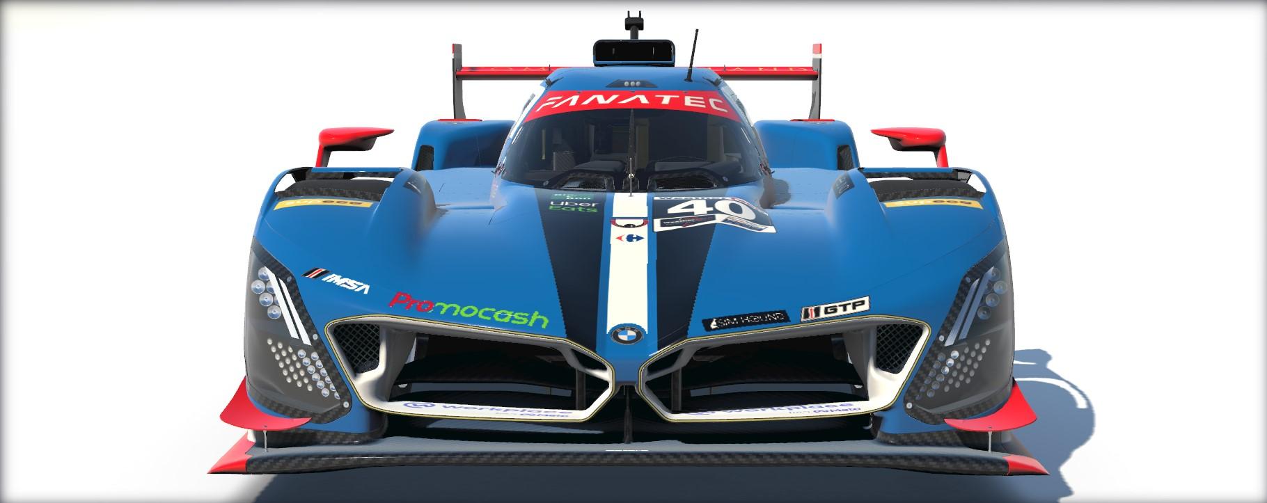 BMW M Hybrid V8 LMDh Carrefour livery by Anthony Quaranta - Trading Paints