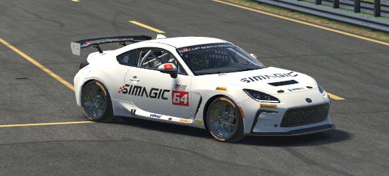 Toyota GR86 simagic by Aaron Wright2 - Trading Paints