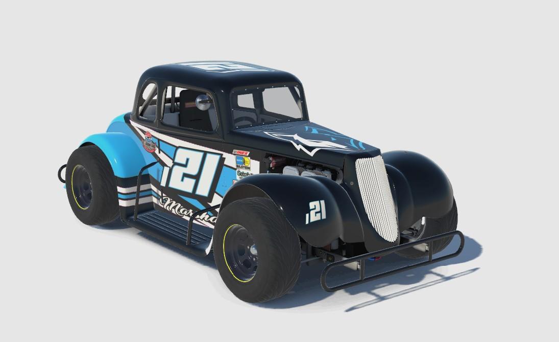 Jason Marshall Legends Car by Brandon Berrier - Trading Paints