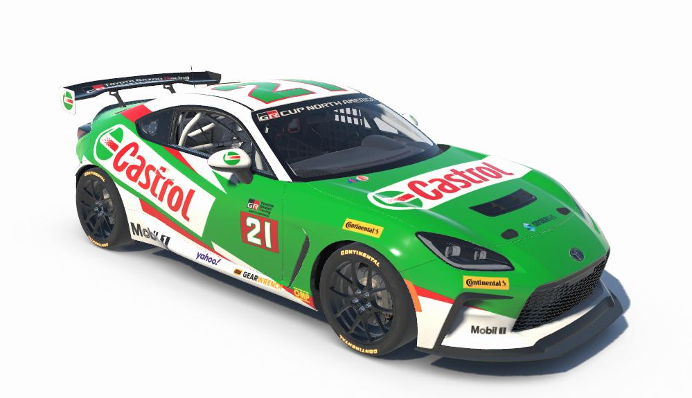 Toyota GR86 Castrol *Custom Number 21* by Aidan Schrein - Trading Paints