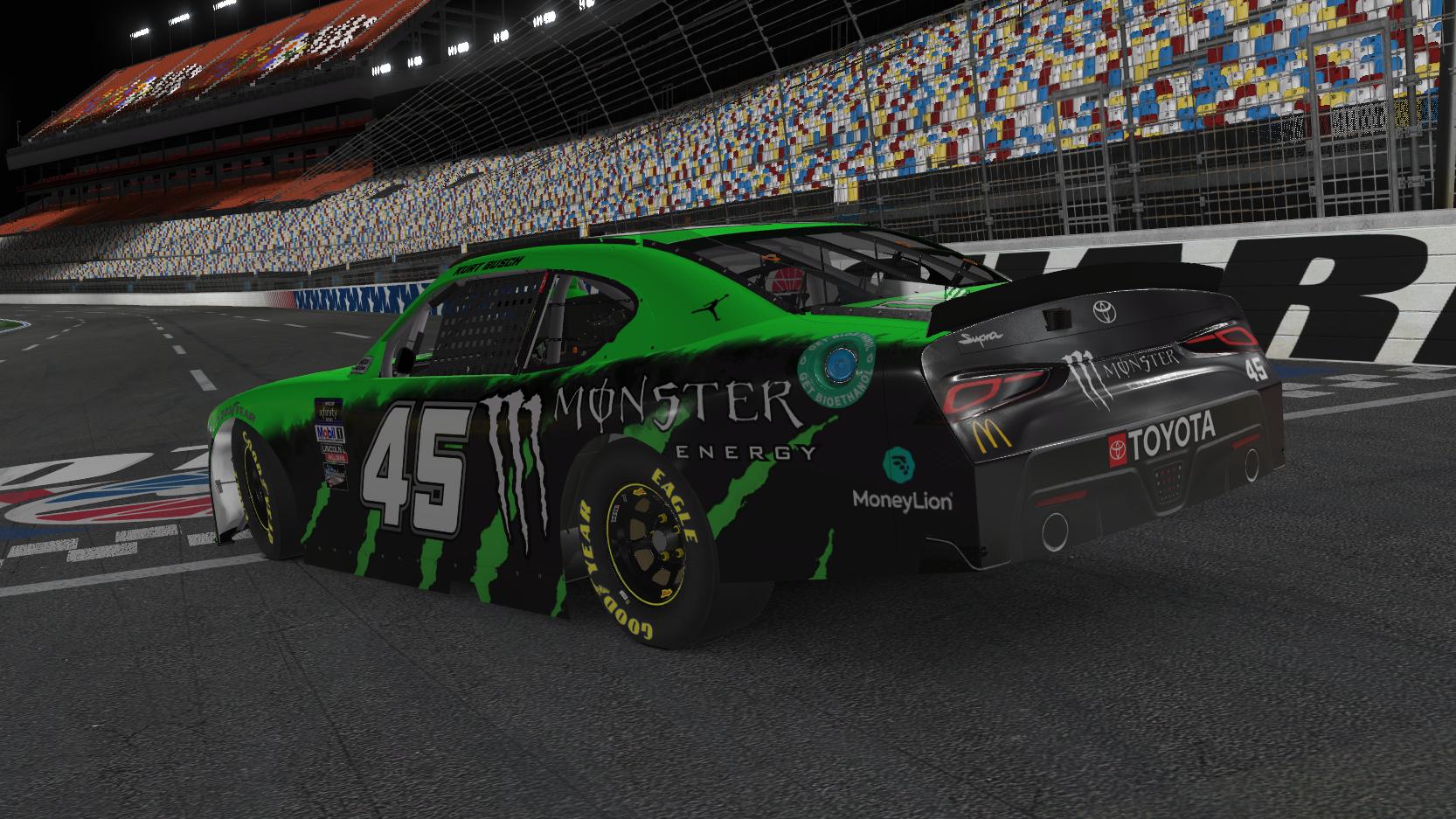 #45 Kurt Busch Monster Energy - Fictional (Toyota Supra) by Taylor Z ...