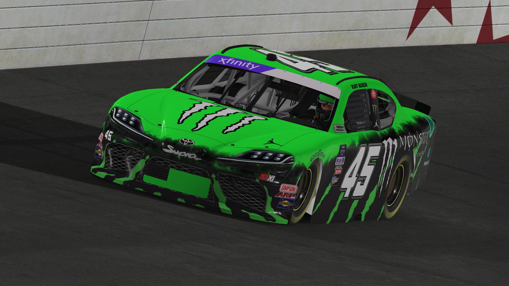 #45 Kurt Busch Monster Energy - Fictional (Toyota Supra) by Taylor Z ...