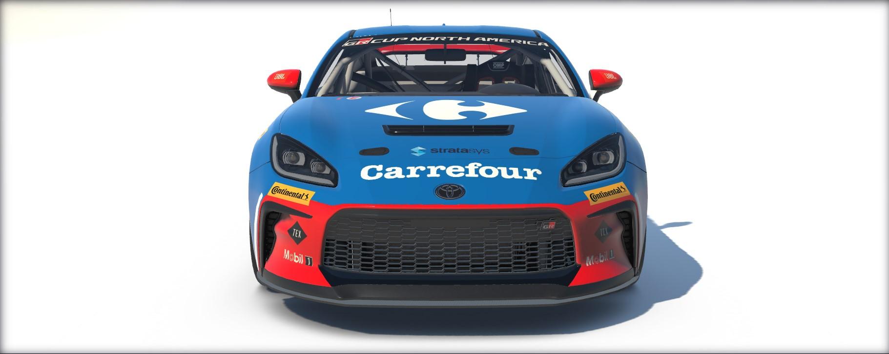 Toyota GR86 Carrefour livery by Anthony Quaranta - Trading Paints