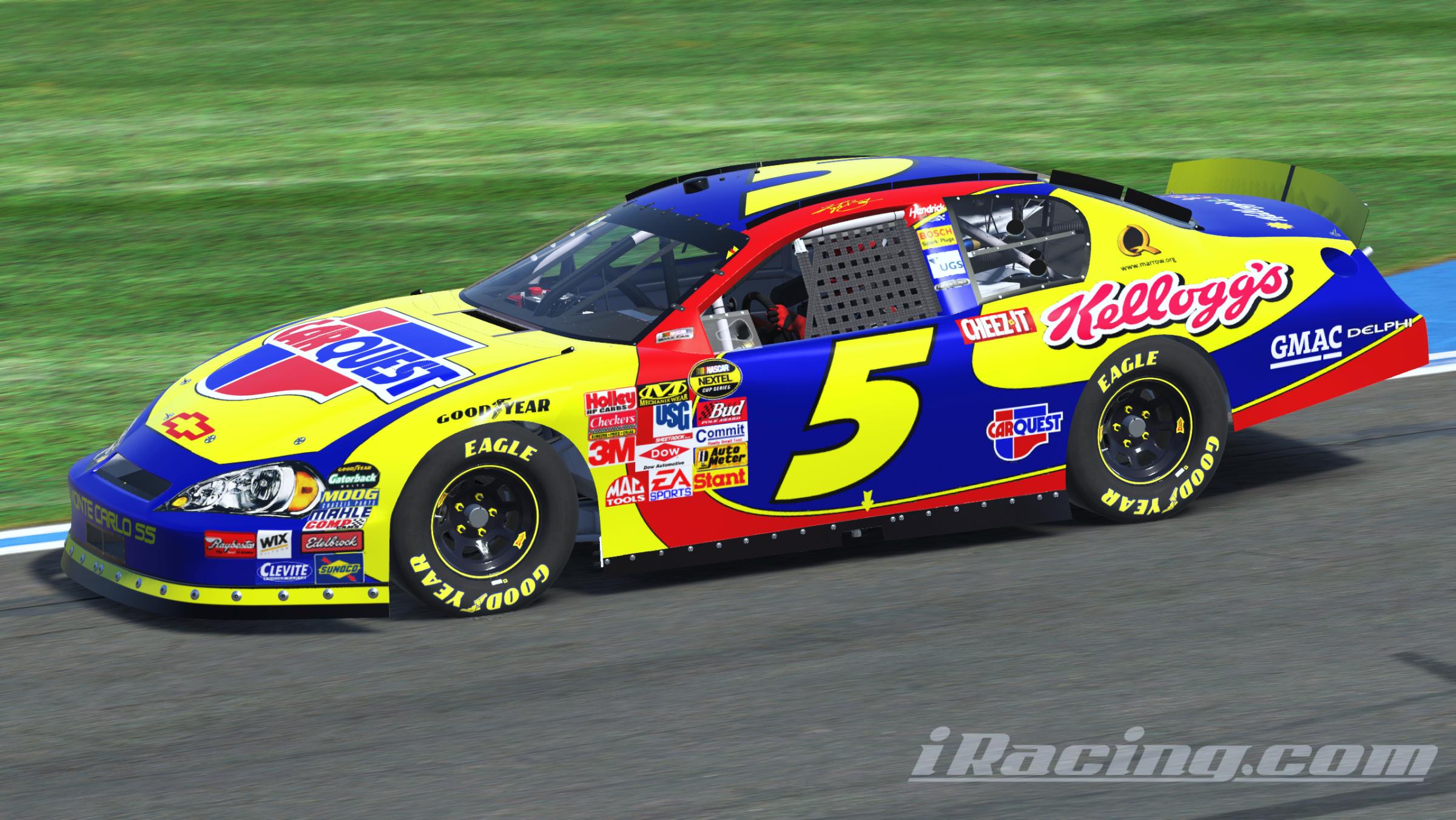 Kyle Busch 2007 Carquest/Kelloggs (Custom #) by Gary P. - Trading Paints