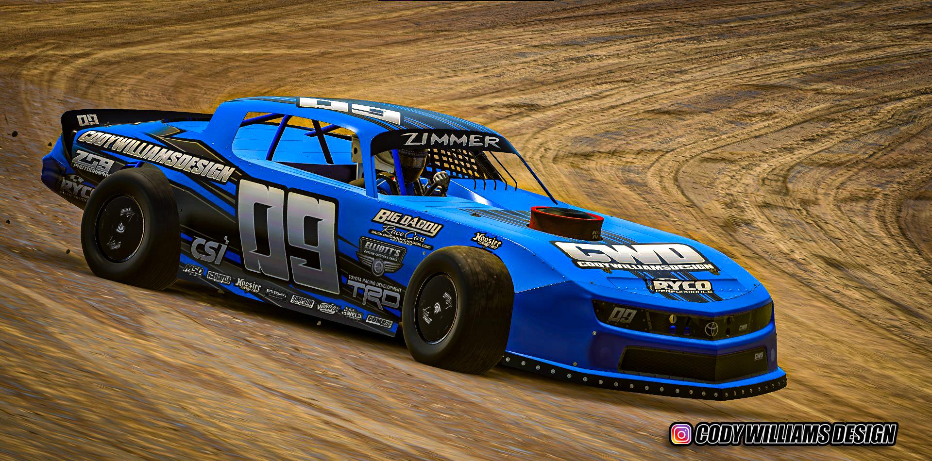 Colton Zimmer Dirt Street Stock! by Cody G Williams - Trading Paints