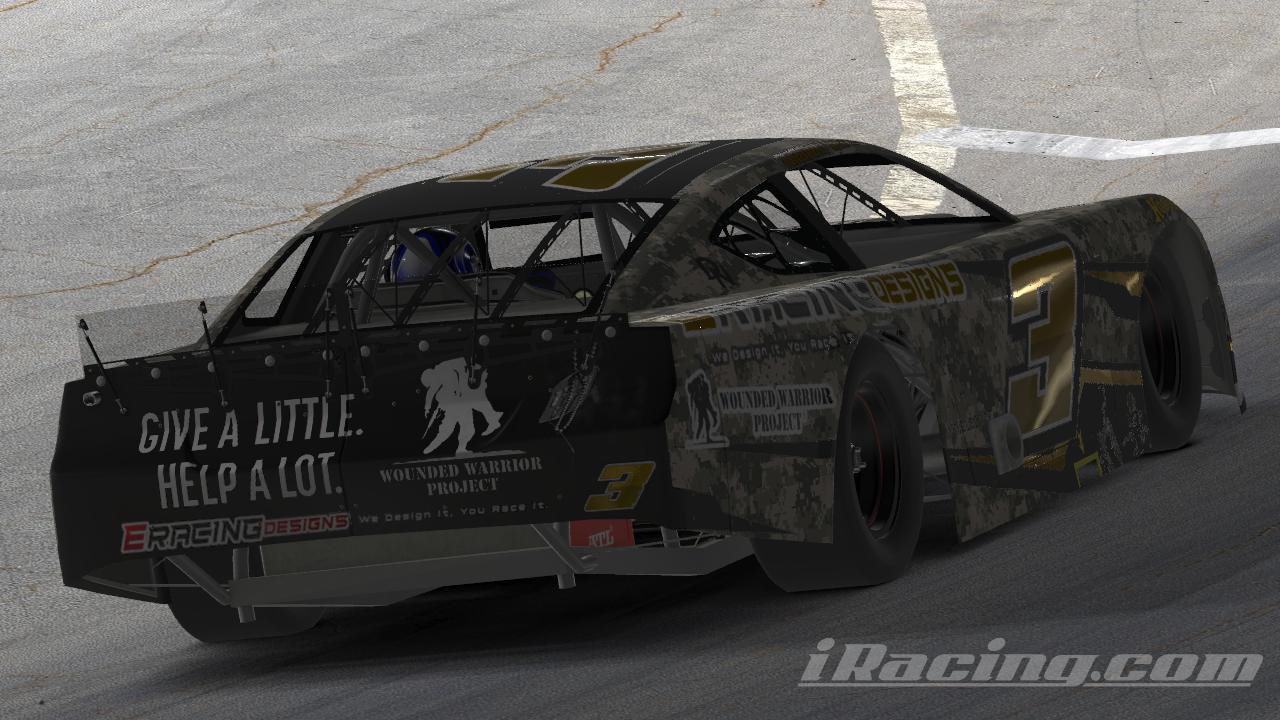 Thomas Geyer #3 E Racing Designs/Wounded Warrior Project SLM W/ Spec ...