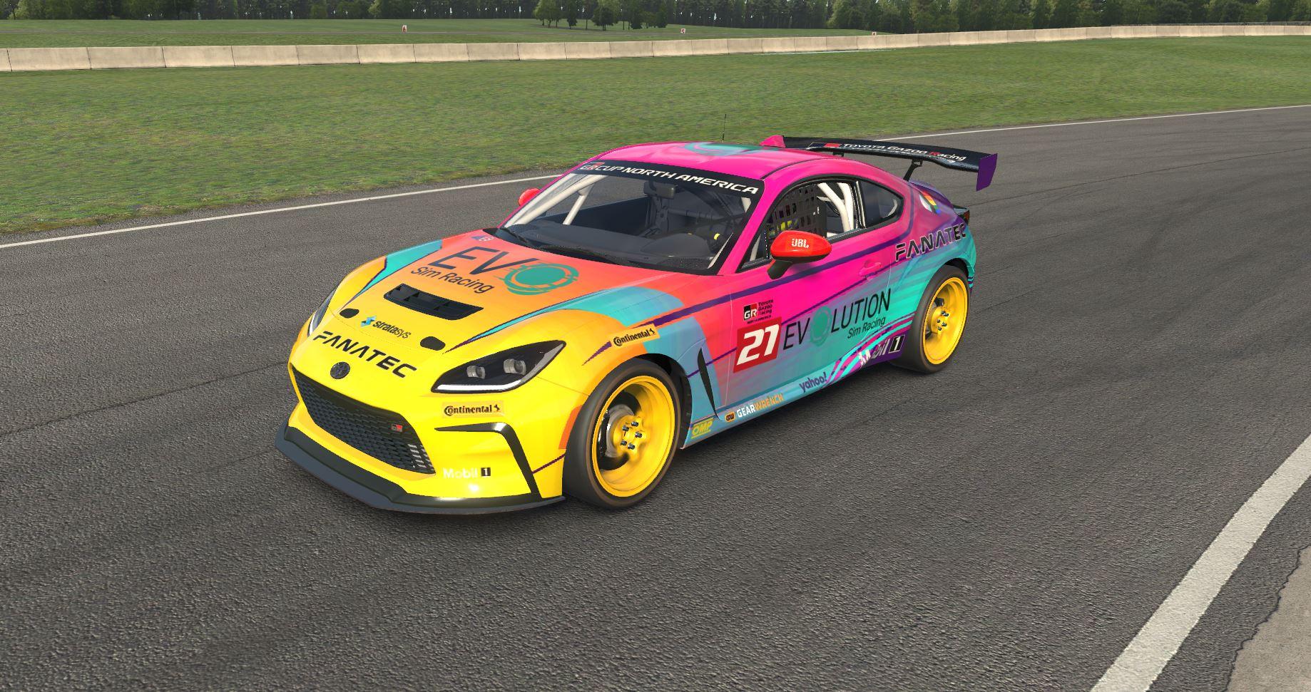 Evolution Sim Racing GR86 by Mark P. - Trading Paints