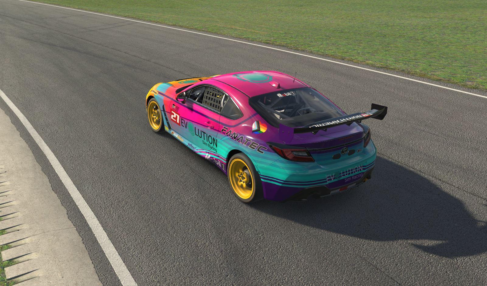 Evolution Sim Racing GR86 by Mark P. - Trading Paints