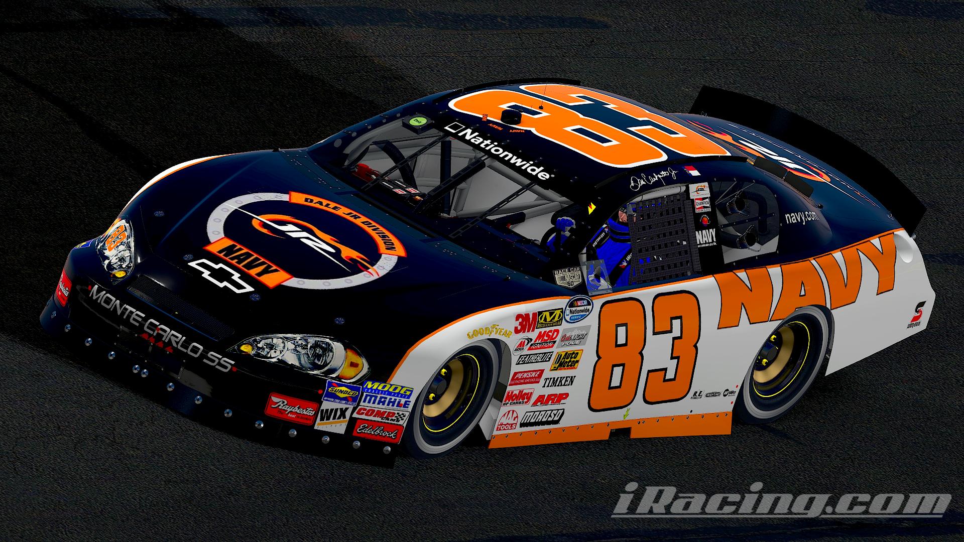 2008 Dale Jr #83 Navy Chevy Monte Carlo by Bryson Hixenbaugh - Trading ...